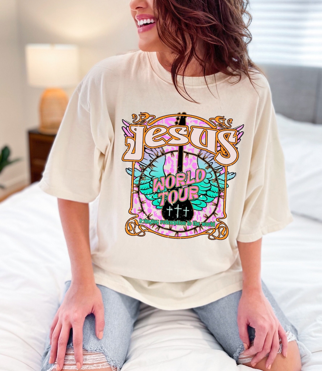 Jesus World Tour Shirt, Worship Night Shirt, Bringing Redemption to the ...