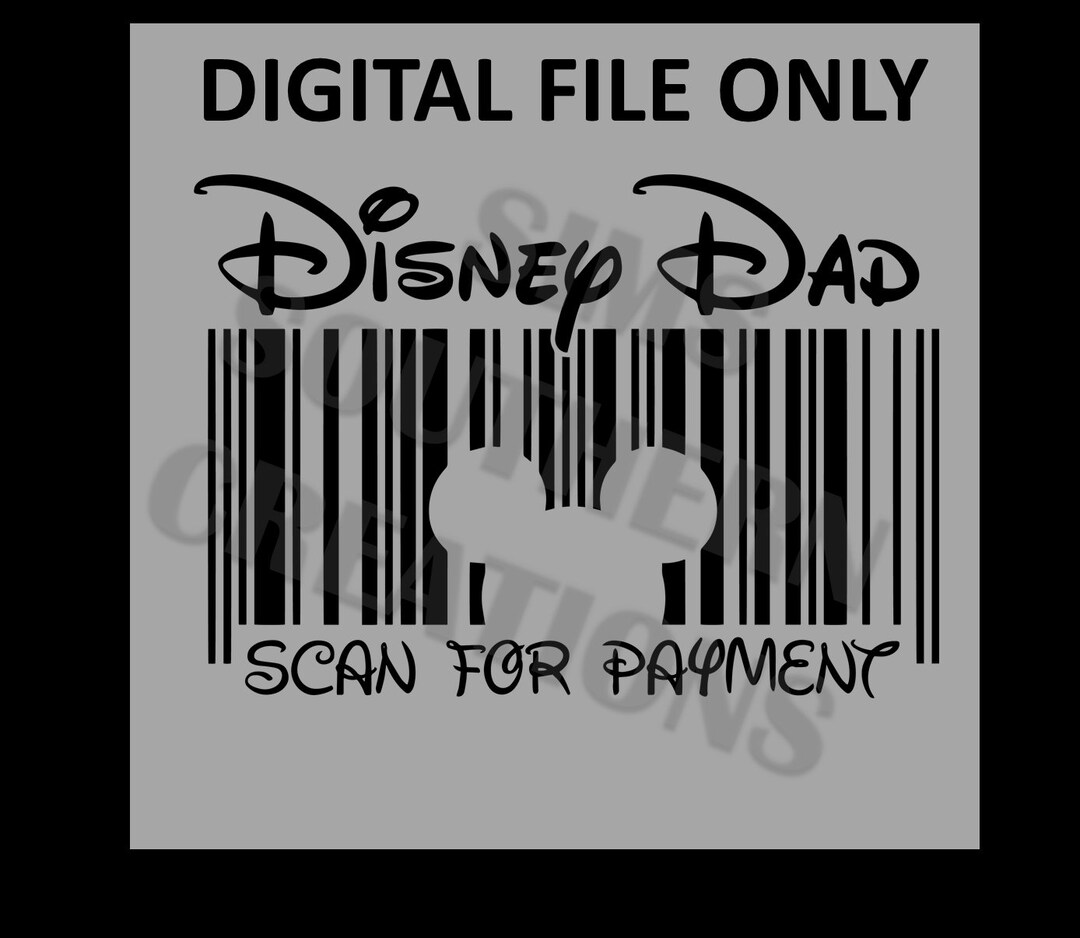 Dad Scan for Payment - SVG, PNG File Only Instant Download - Etsy