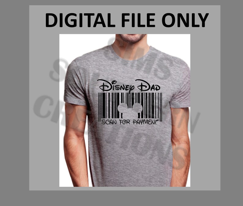 Dad Scan for Payment SVG, PNG File Only Instant Download - Etsy