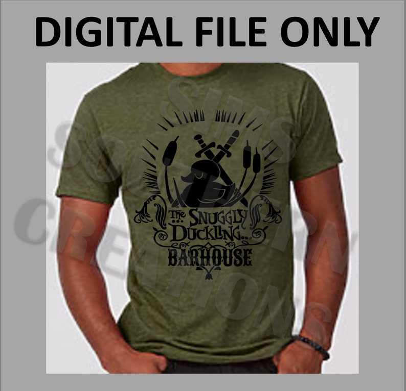 The Snuggly Duck.ling Barh0use - SVG File Only Instant Download - Etsy