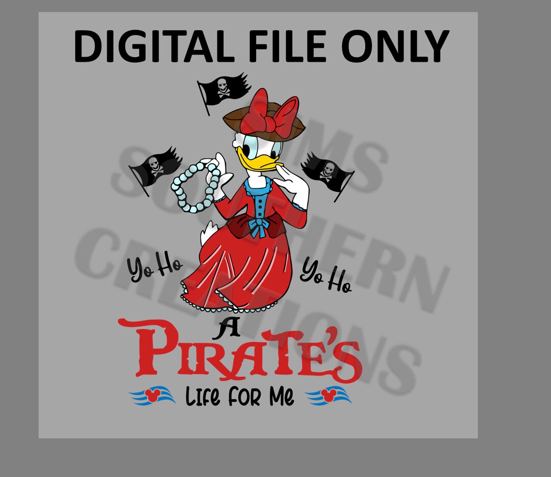 Daisy, It's a Pirates Life - PNG,SVG,DXF File Only Instant Download - Etsy