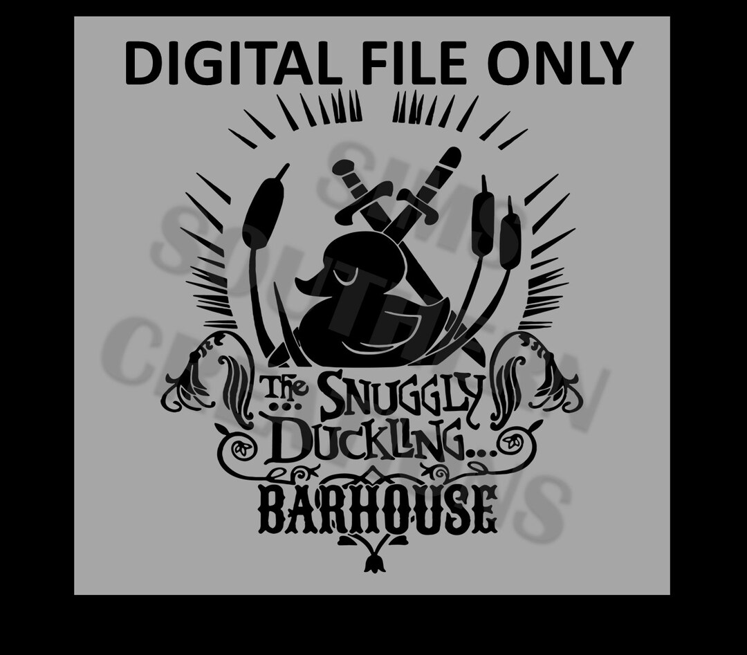 The Snuggly Duck.ling Barh0use - SVG File Only Instant Download - Etsy