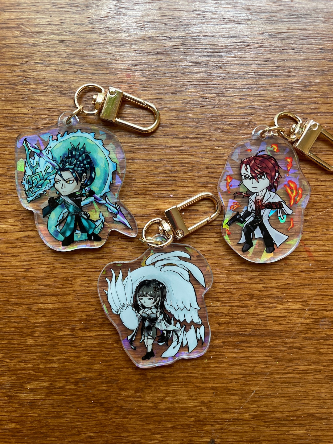 Wuwa Acrylic Charm Keychain Wuthering Waves Jiyan Mortefi Baizhi - Etsy