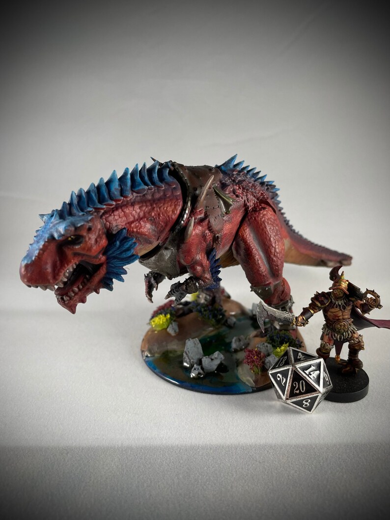 Dinosaur Trex Huge Dragon Miniature Dungeons & Dragons Pro - Etsy