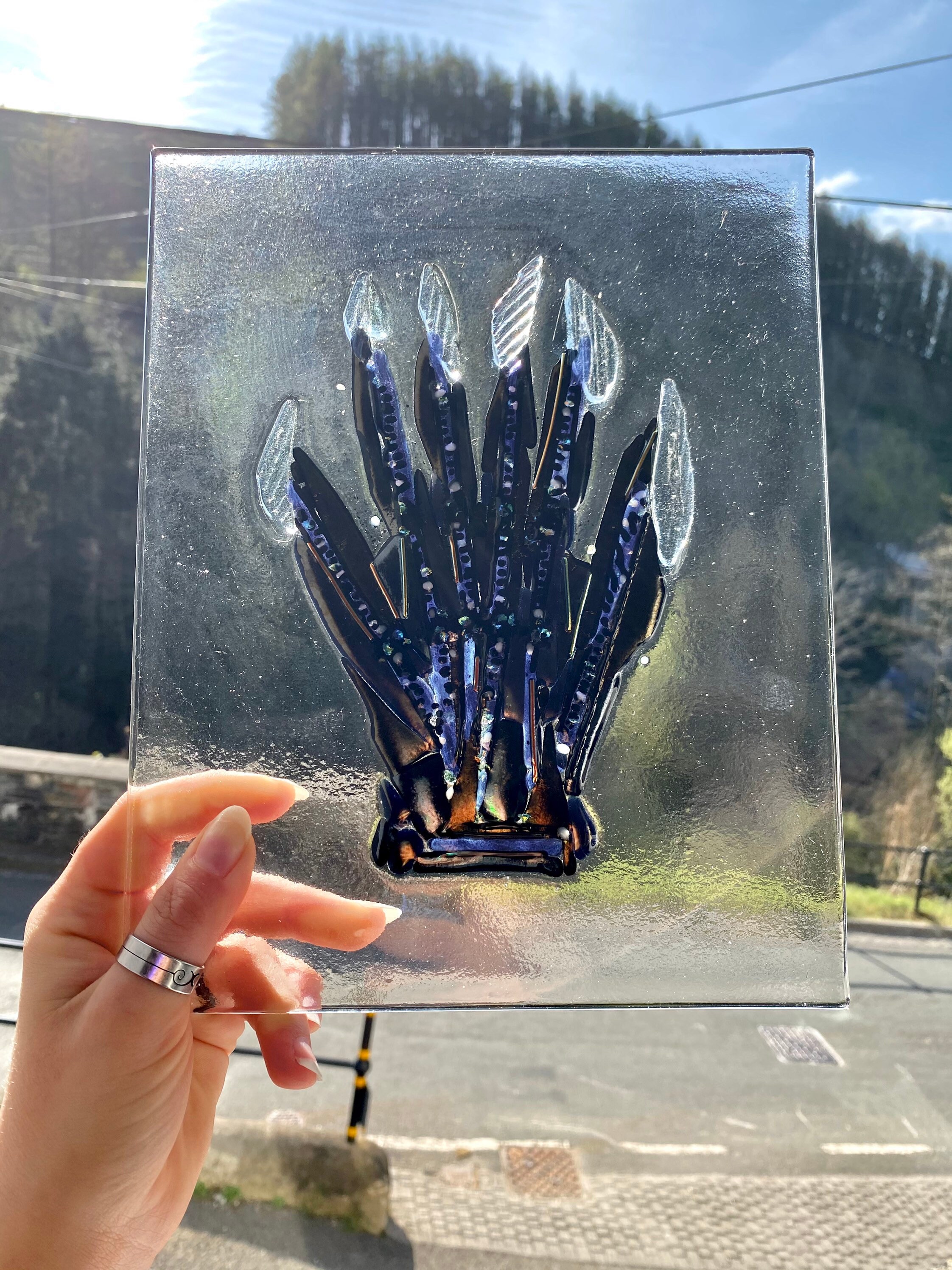 Alien Xenomorph Hand Created in Fused Glass Alien 1979 - Etsy Ireland