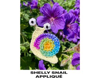 Snail Applique Crochet PDF Pattern Instant Download - Etsy