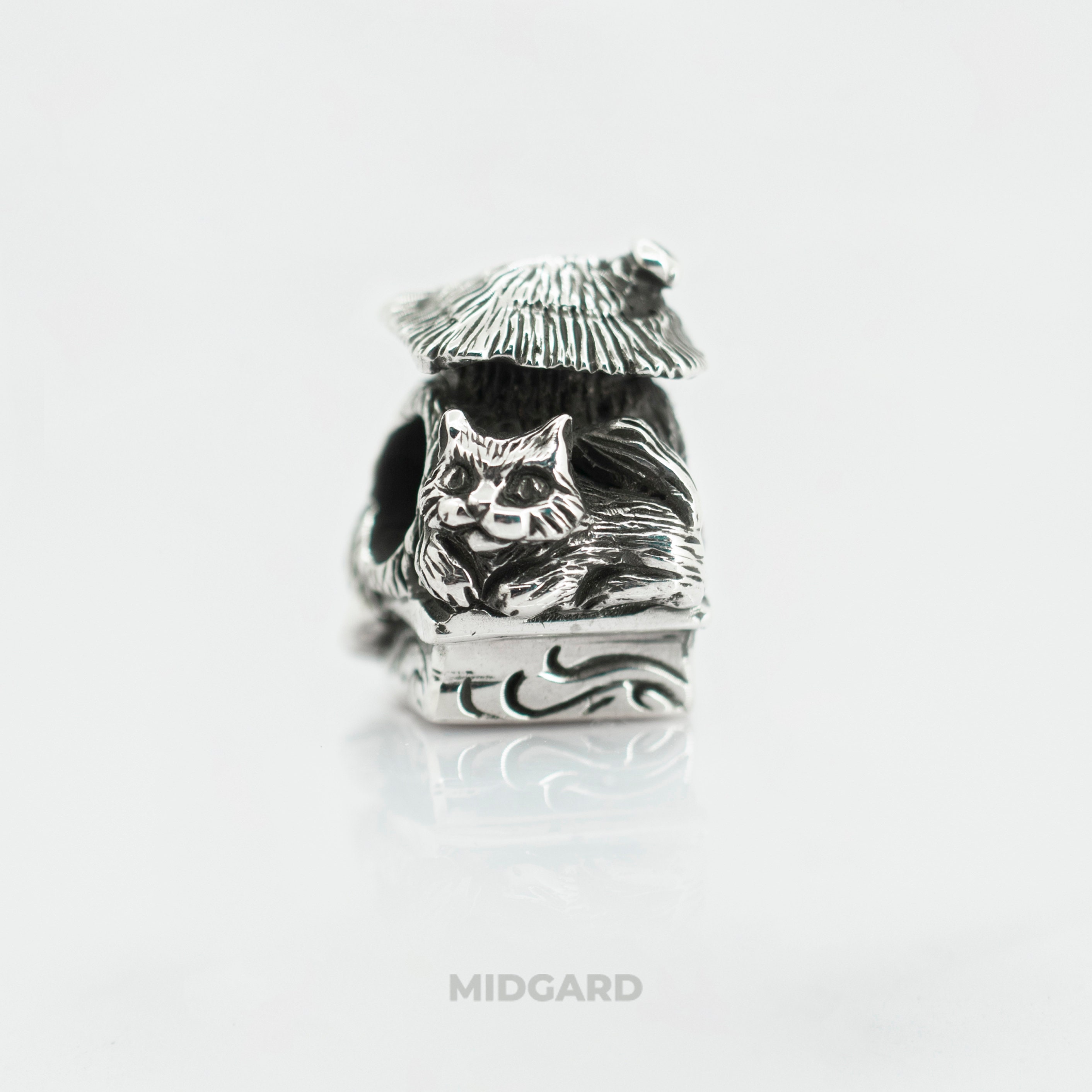 Bead domovyk Gnome Slavic Mythology Silver | Etsy