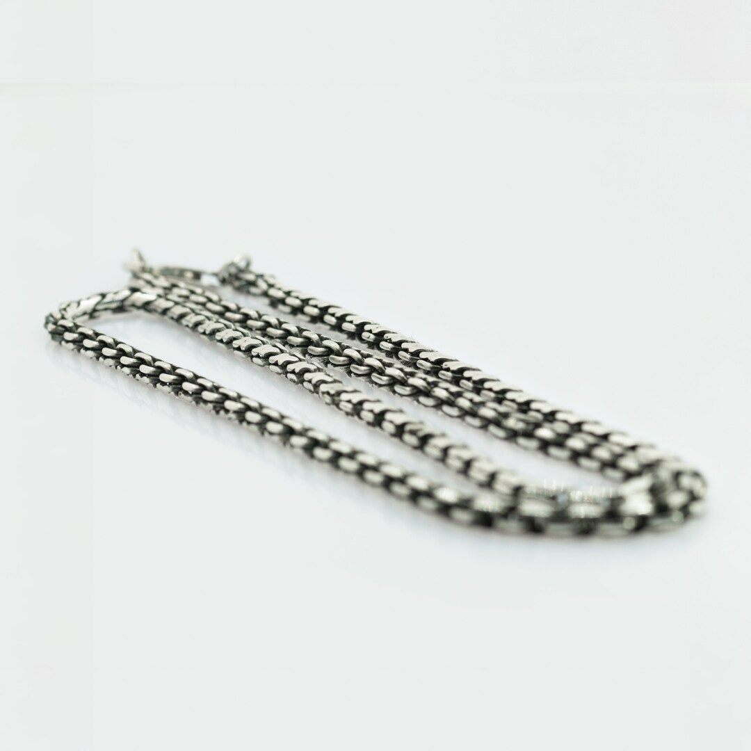 Handmade Woven Sterling Silver Chain: Velent Jewelry - Etsy