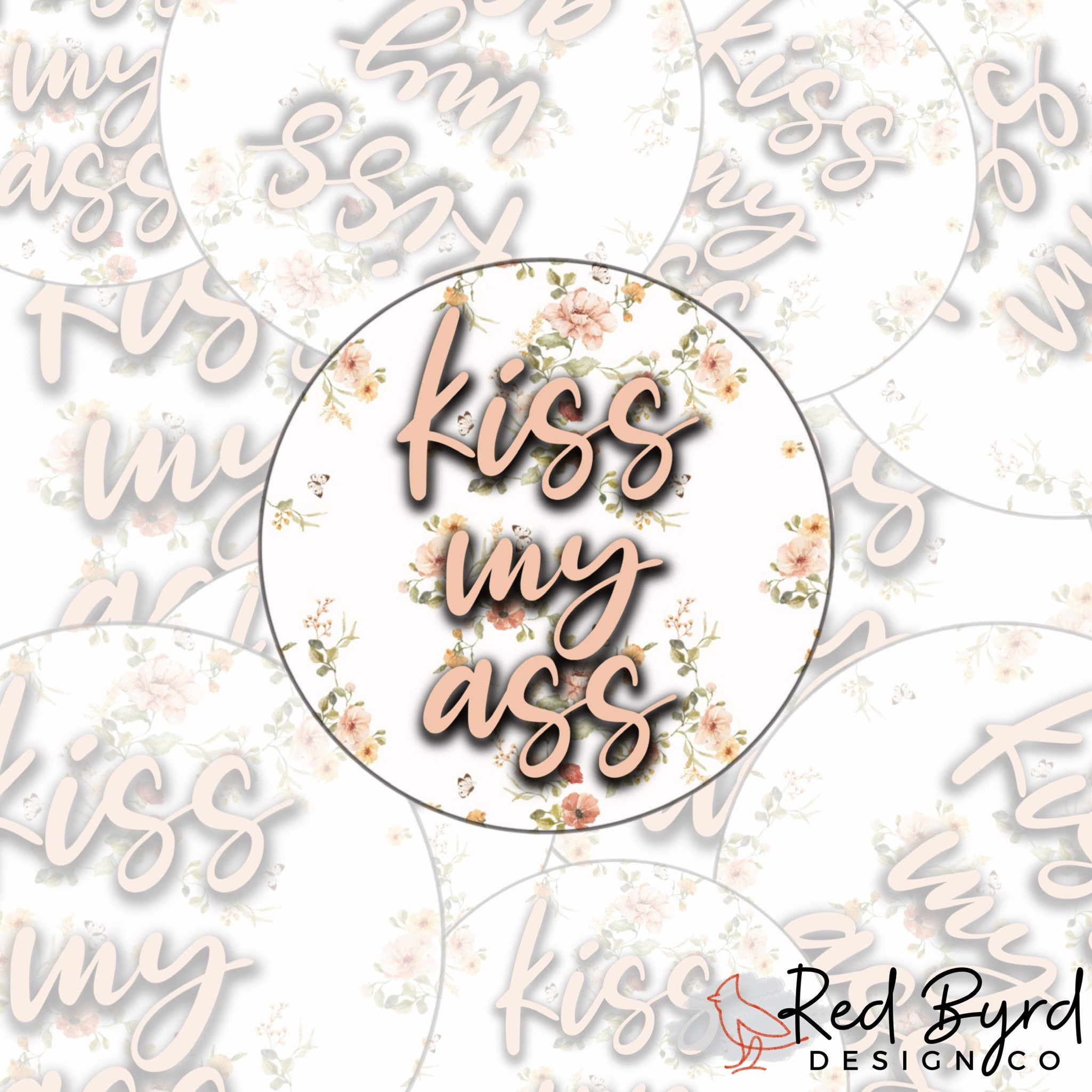 Kiss My Ass Sticker Vulgar Stickers Laptop Stickers Phone Etsy