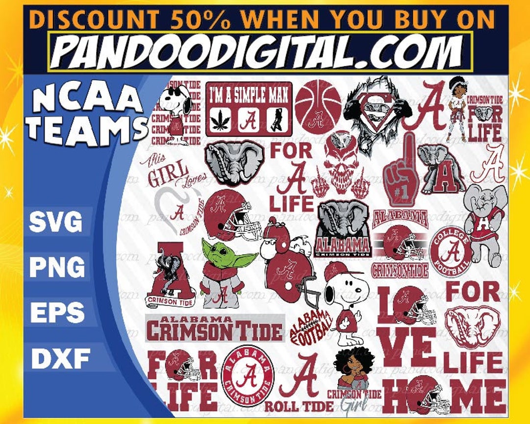 Alabama Svg Alabama Png Roll Tide Svg Alabama Football Svg - Etsy
