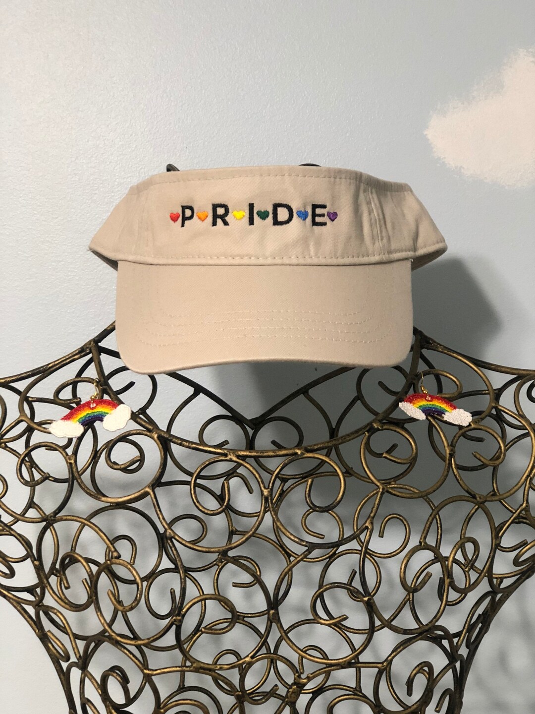 PRIDE Visor, GAY Pride Hat, LGBTQ Hat, Rainbow, Gay Pride Clothing ...