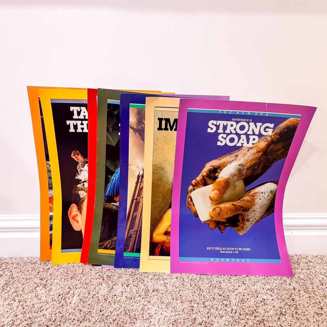 Vintage Mormonad Poster Set | the New Era Series (religious Prints ...