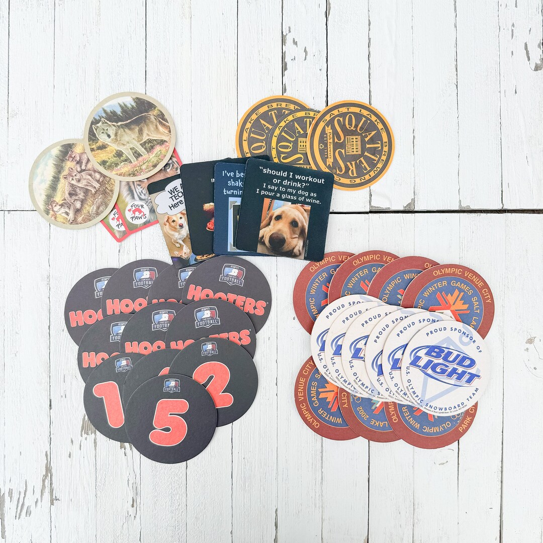 Vintage 2002 Set of Cardboard Coasters Salt Lake City Olympics Park ...
