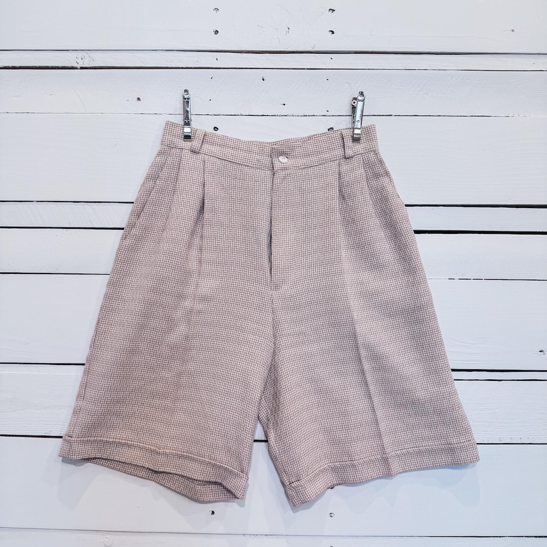 Vintage Linen-style Modest Women’s Shorts | Knee-length | Size 2–4 ...