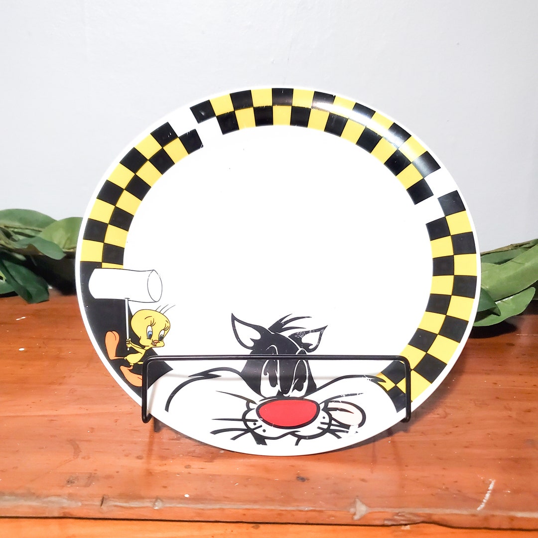 Vintage Retro 2002 Looney Tunes Character Dinner Plates by Gibson | Set ...