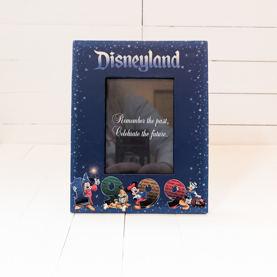 Vintage Disneyland 1999 Blue Picture Frame | Mickey and Friends ...