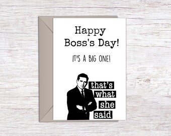 Funny Boss's Day Card Printable Pdf / Instant Download / - Etsy