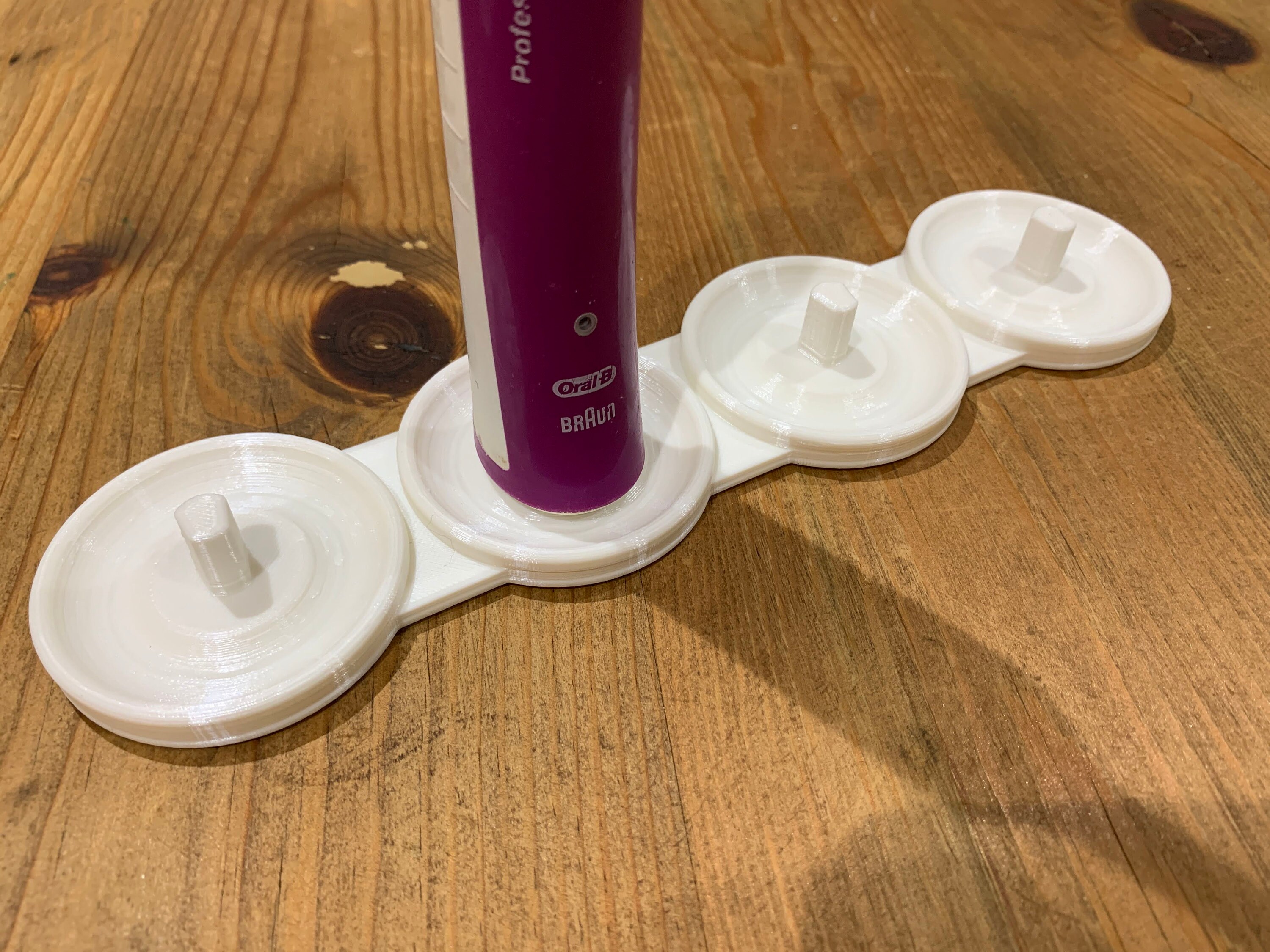 Quad Oral-b Electric Toothbrush Stand/holder With Drip Tray - Etsy UK