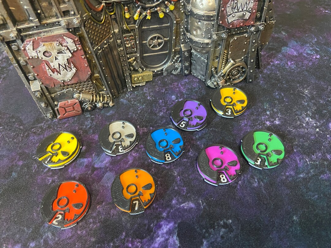 5x Kill Team 2021 Wound Trackers Set - Wounds 1-20 - 40k Warhammer - Etsy