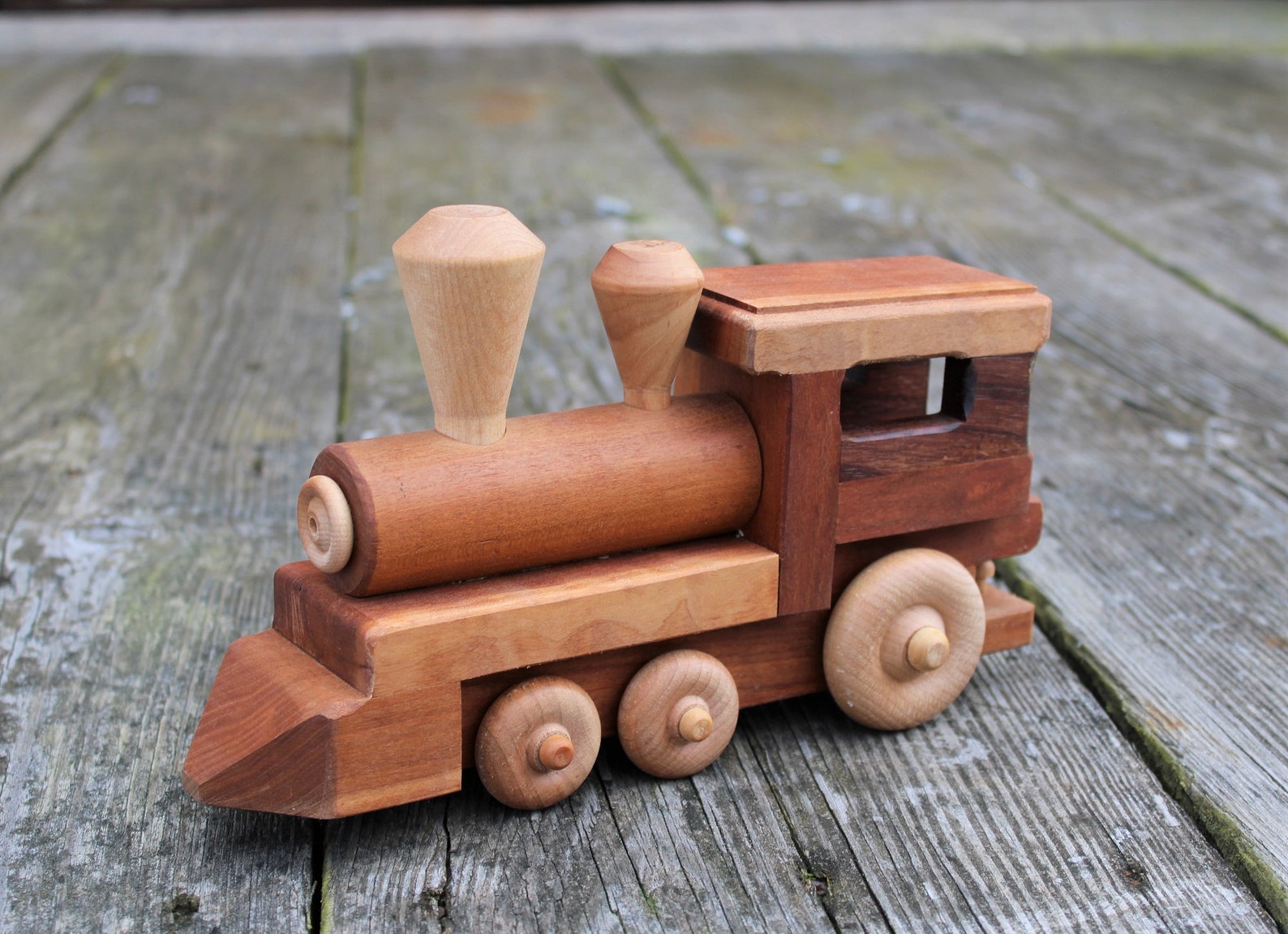 Handcrafted Wooden Train Set 7 Piece Train Set Wood Toys - Etsy