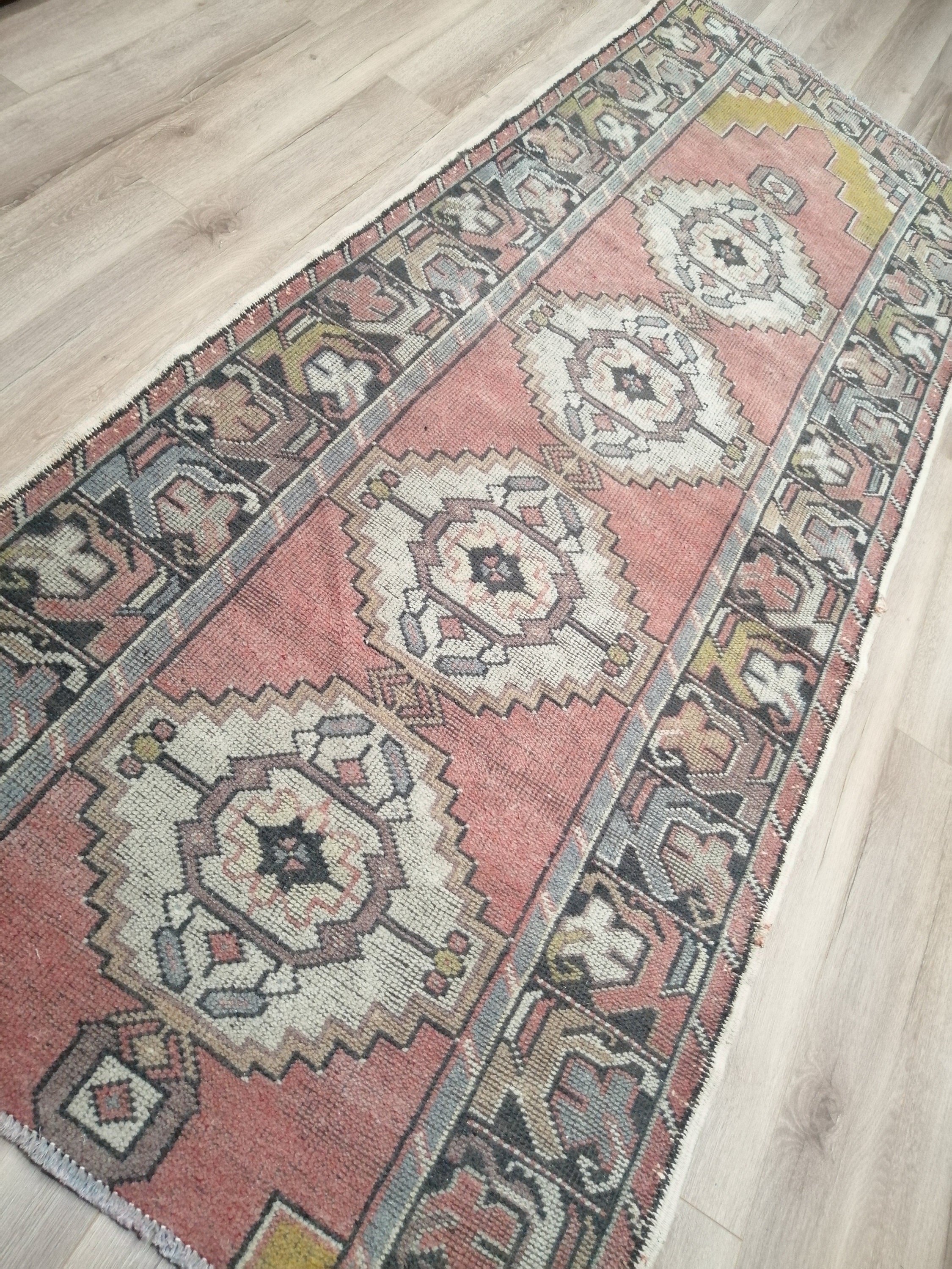 Runner Rug 3.4x8.5ft Runner Rug Kitchen Vintage Rug | Etsy