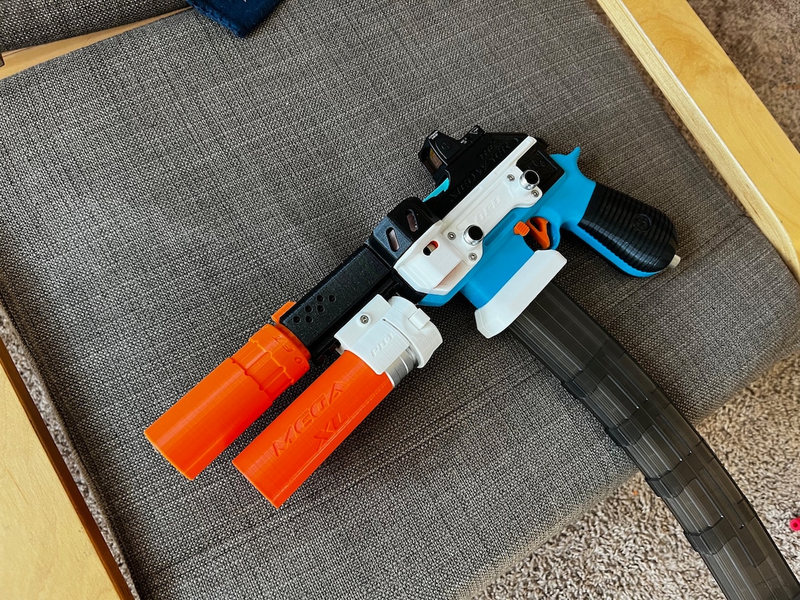 Pico Booper 3d Printed Pistol Mounted Nerf Grenade Launcher - Etsy Canada
