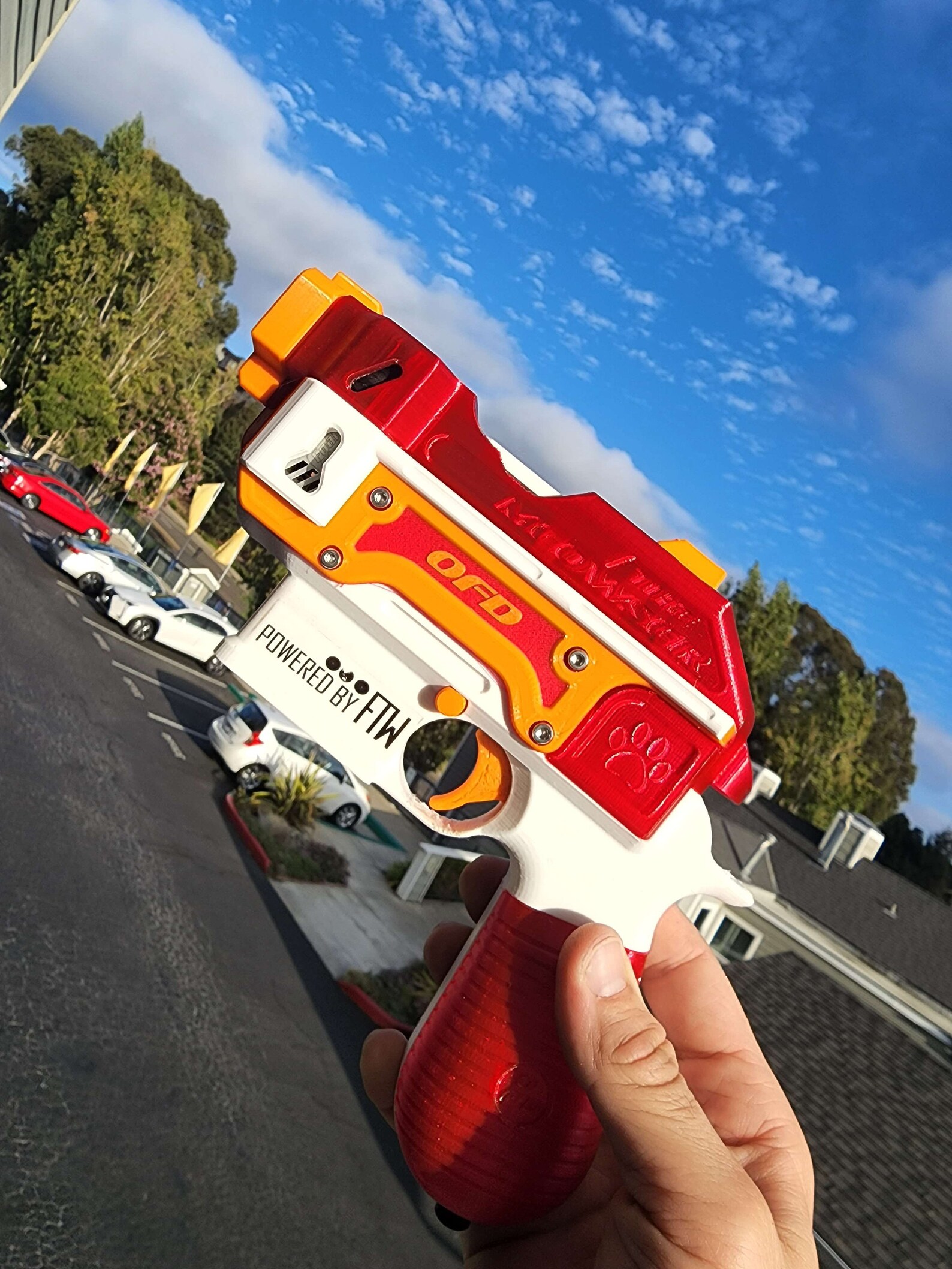 Meowser 3d Printed Fully Automatic Flycore Nerf Toy Blaster .STL FILES ...