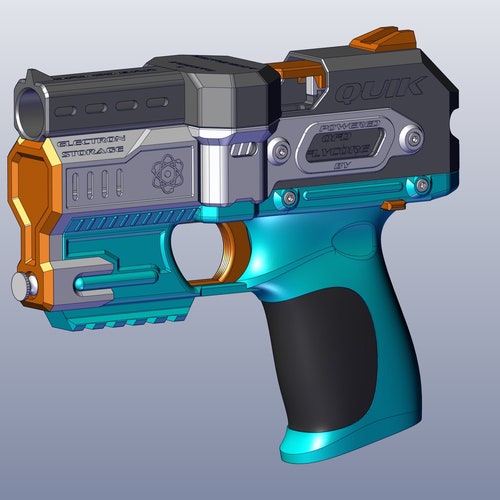 Bulwark Nerf Blaster Full Auto 'bullpup' Top Loading - Etsy Hong Kong