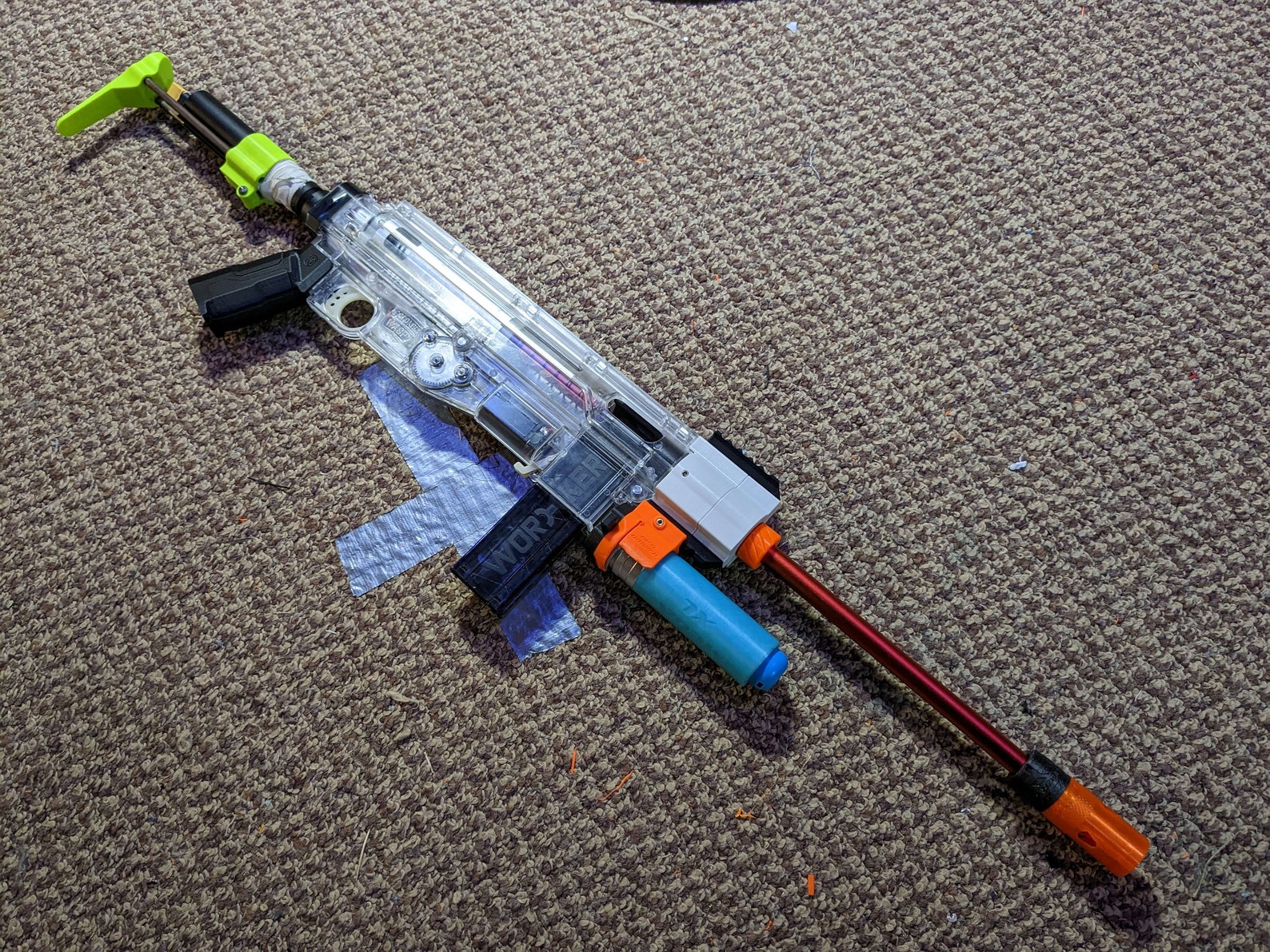 Pico Booper 3d Printed Pistol Mounted Nerf Grenade Launcher - Etsy Canada