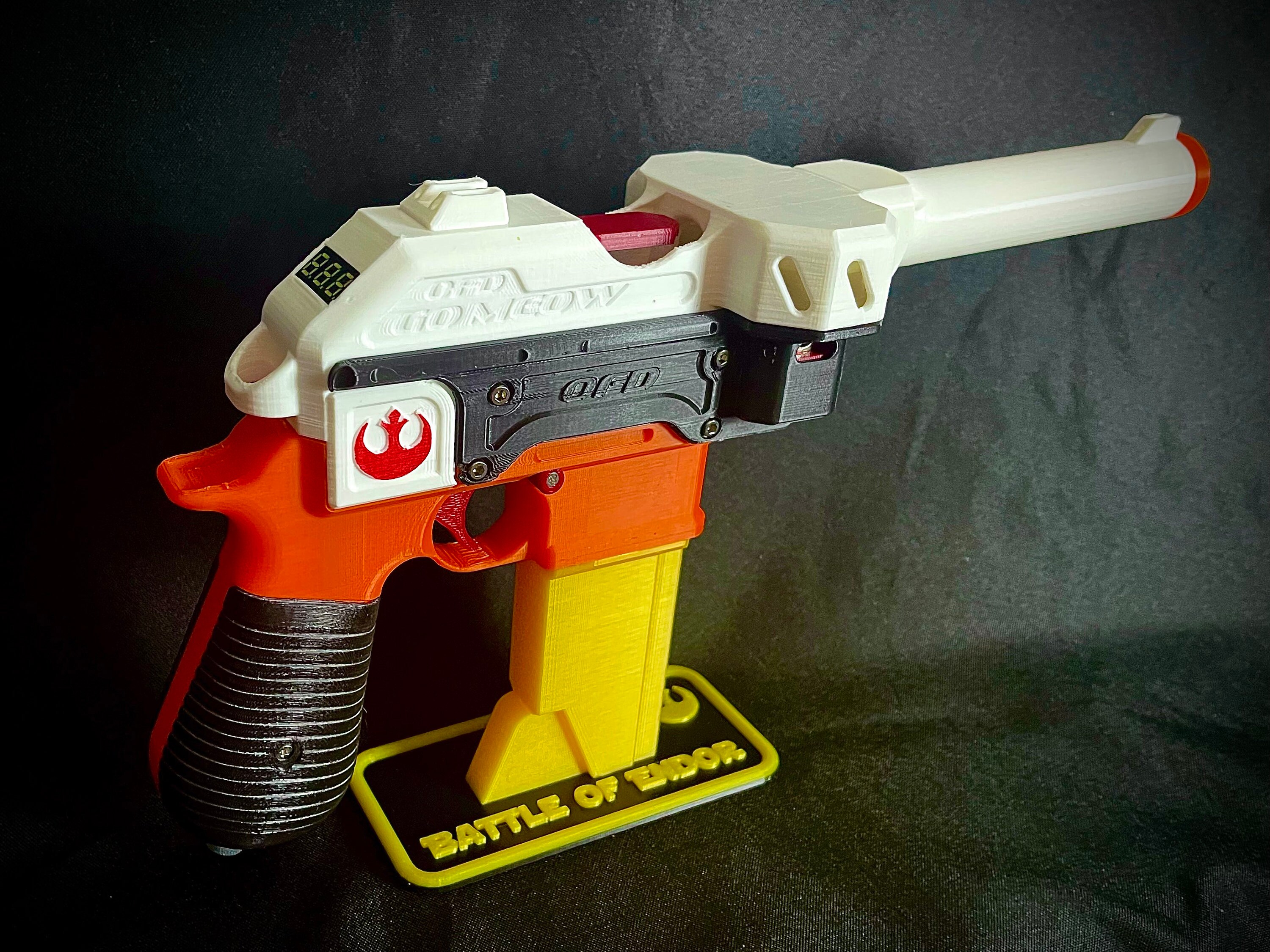 Meowser 3d Printed Fully Automatic Flycore Nerf Blaster .STL - Etsy