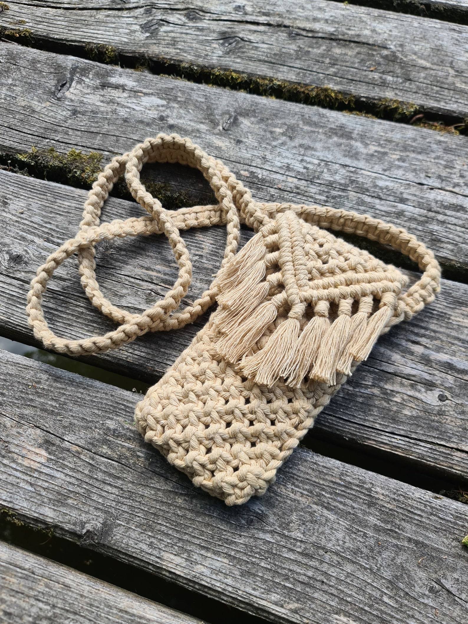 Macrame Phone Bag Crossbody Belt A Great Styling Accessory - Etsy
