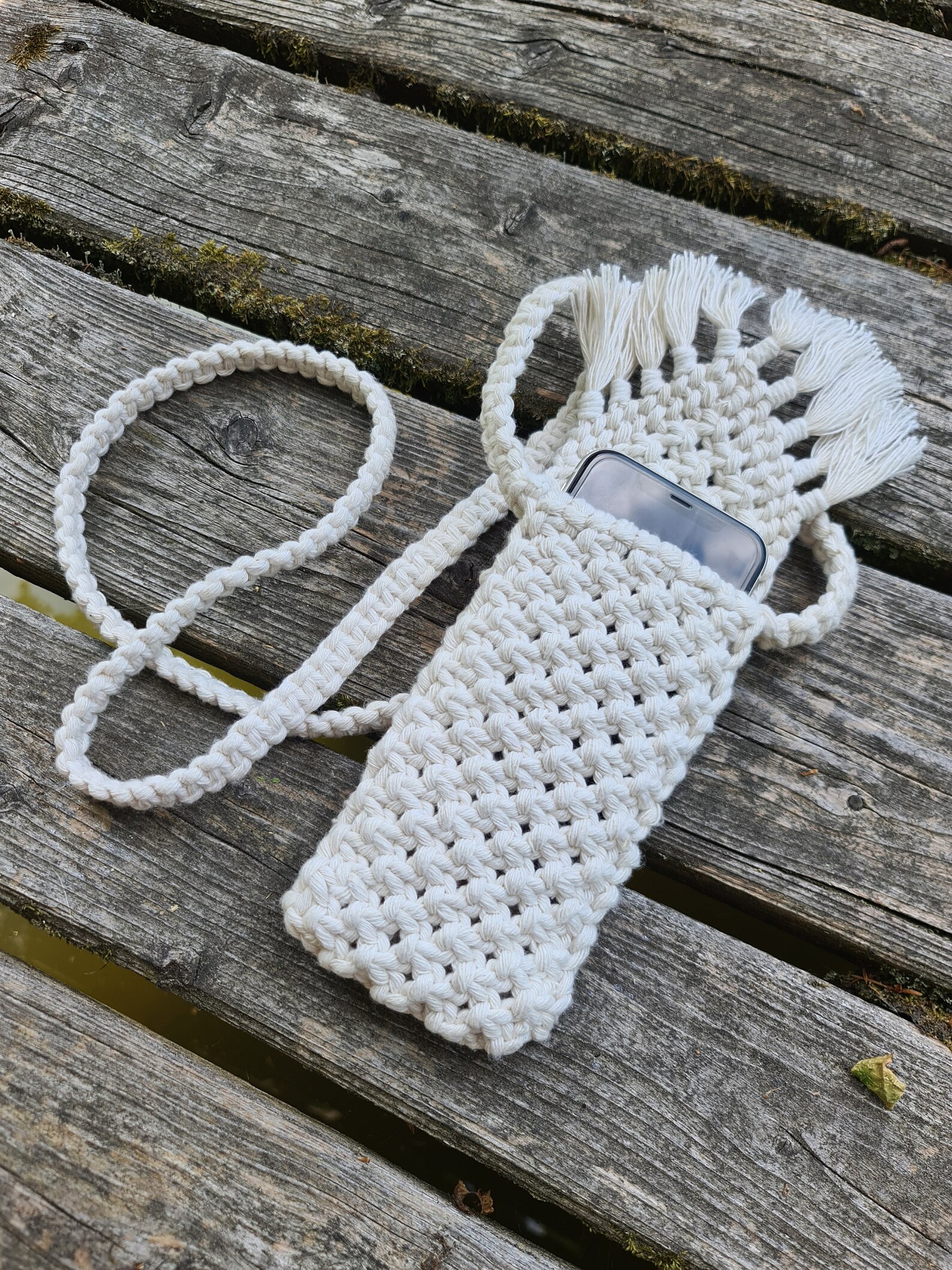Macrame Phone Bag Crossbody Belt A Great Styling Accessory - Etsy