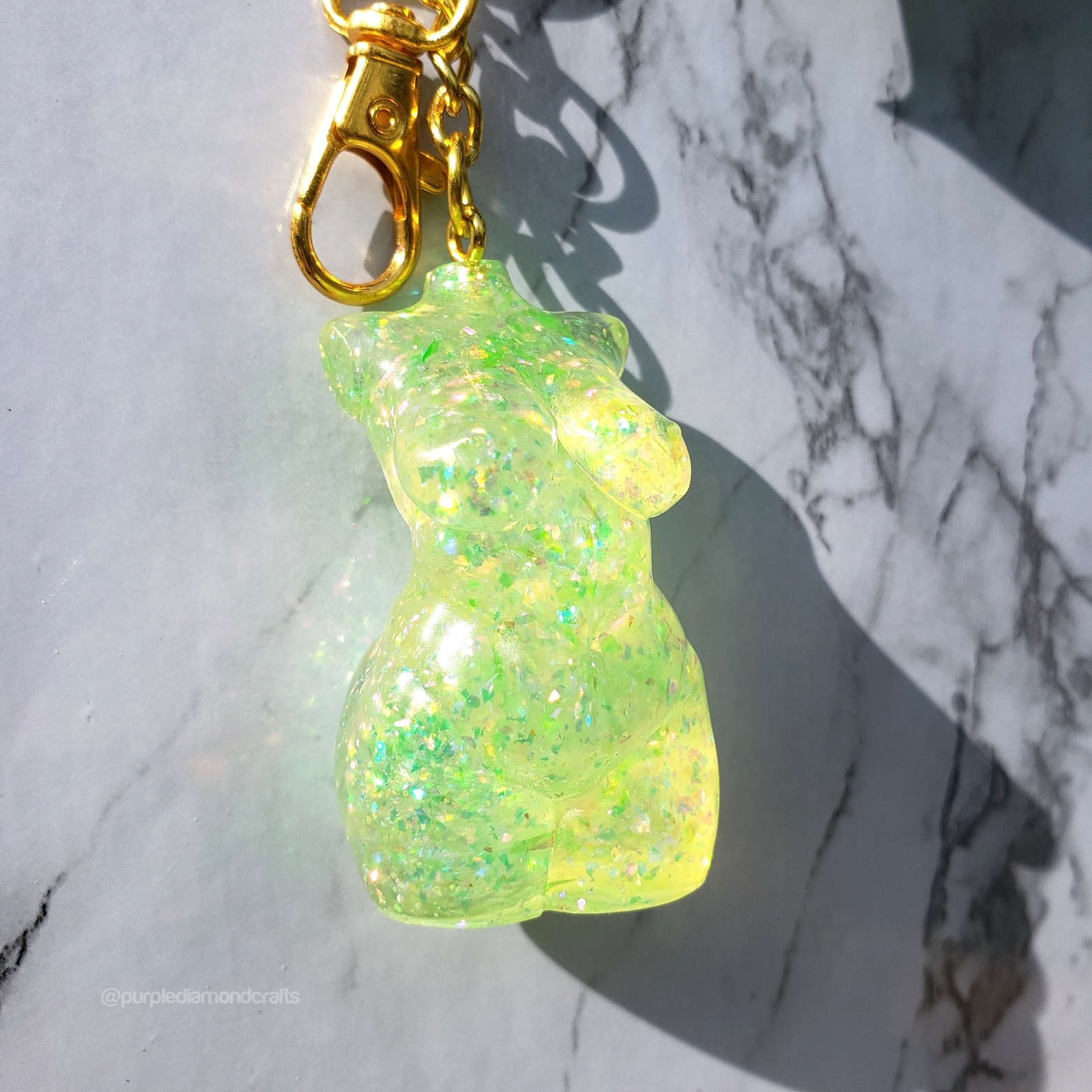 Goddess Body Keychain Goddess Keychain Female Body - Etsy