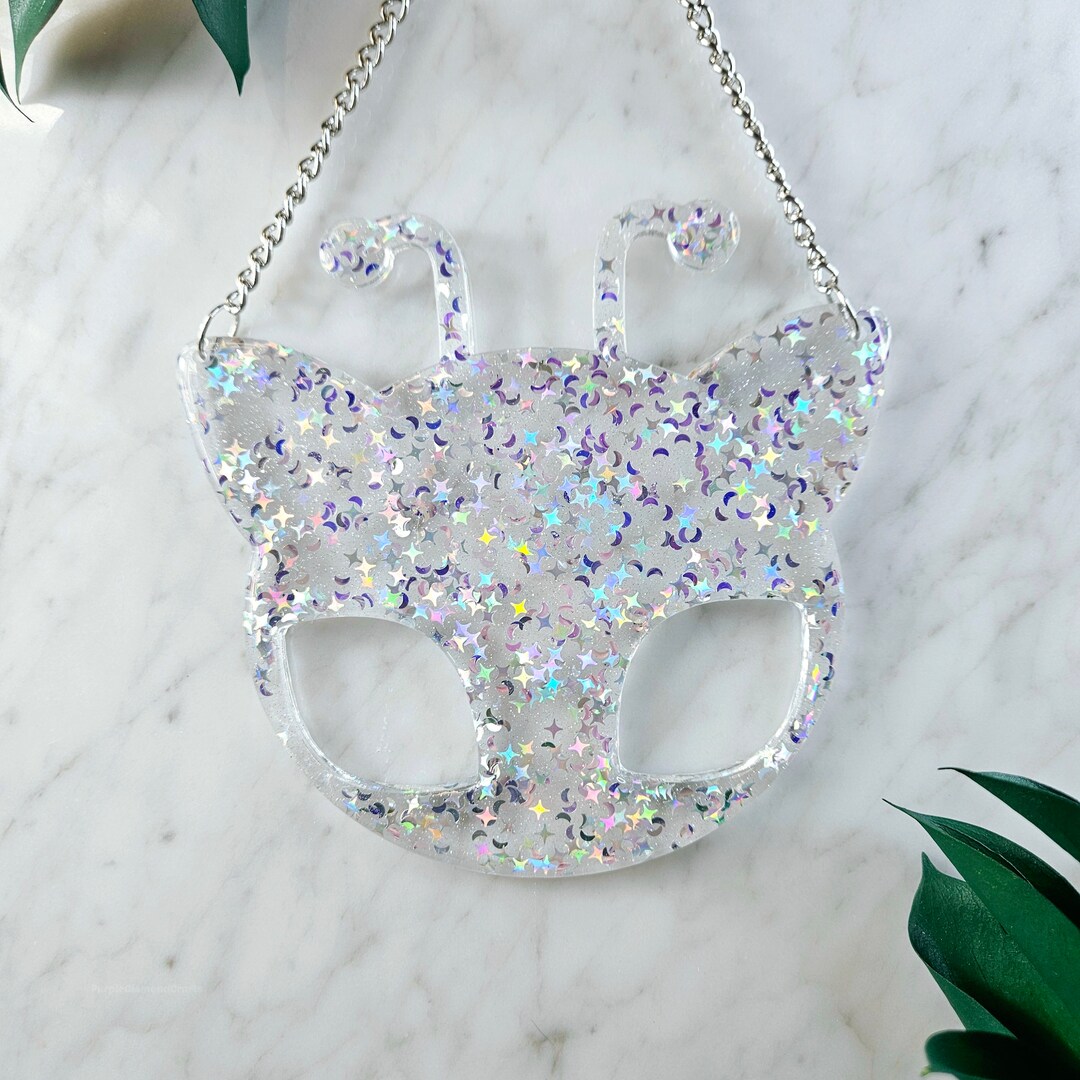 Alien Cat Wall Hanging| Space Cat| Space Alien UFO| Resin Wall Hanging ...