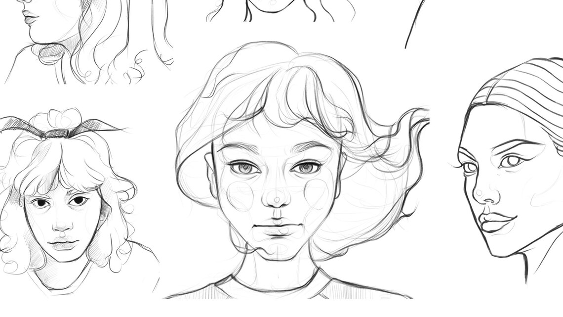 Face Stamps Brush Procreate Brushes - Etsy