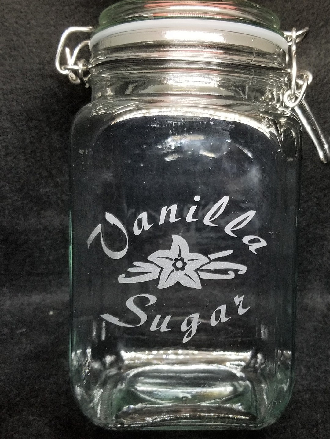 Vanilla Sugar Jar 40oz - Etsy