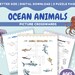 Ocean Animals Picture Crossword Puzzles | Kids 8-10 Yrs | Sea, Aquatic ...