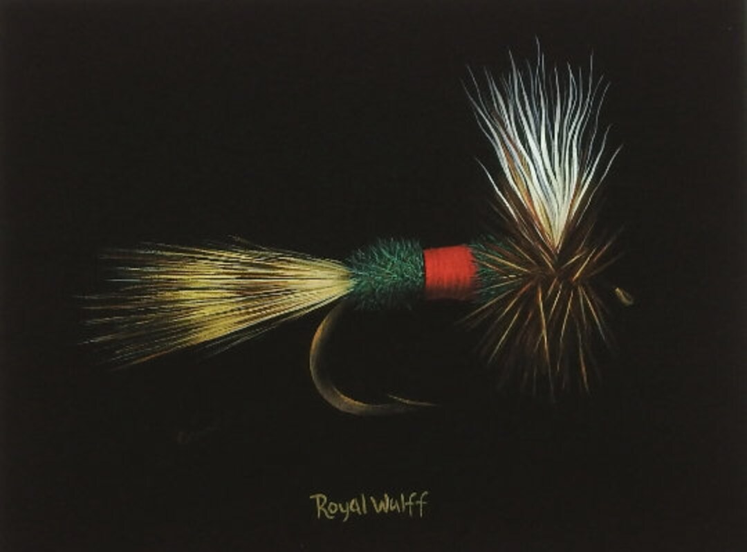 Iconic Acrylic Royal Wulff Fly Sticker, Waterbottle Sticker, Cooler ...