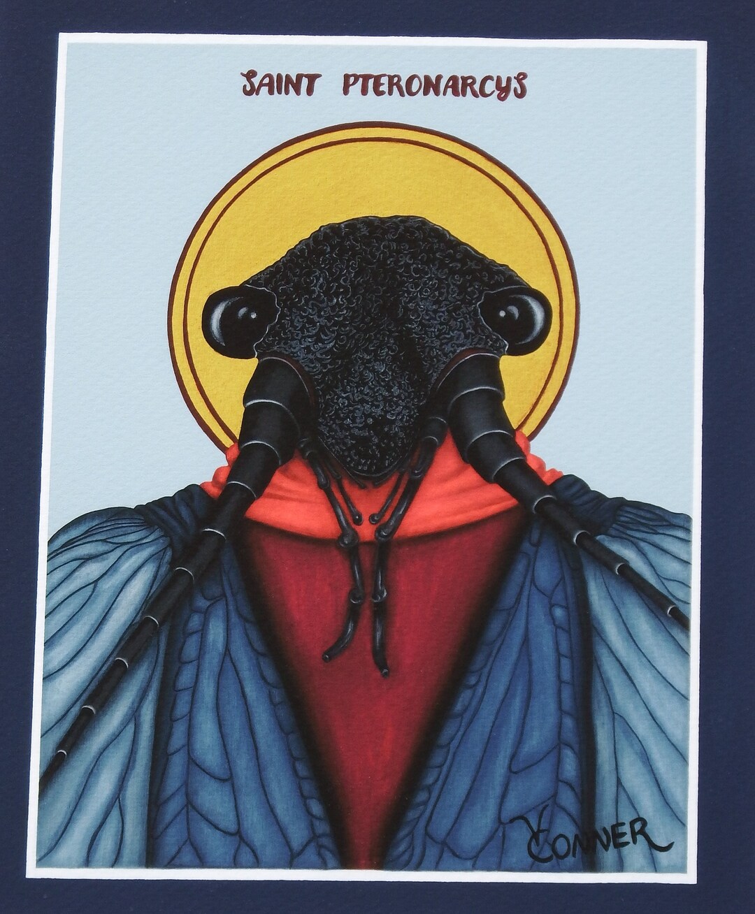 Abstract Stonefly Bug Icon Print, Fly Fishing Art, Nature Artwork ...