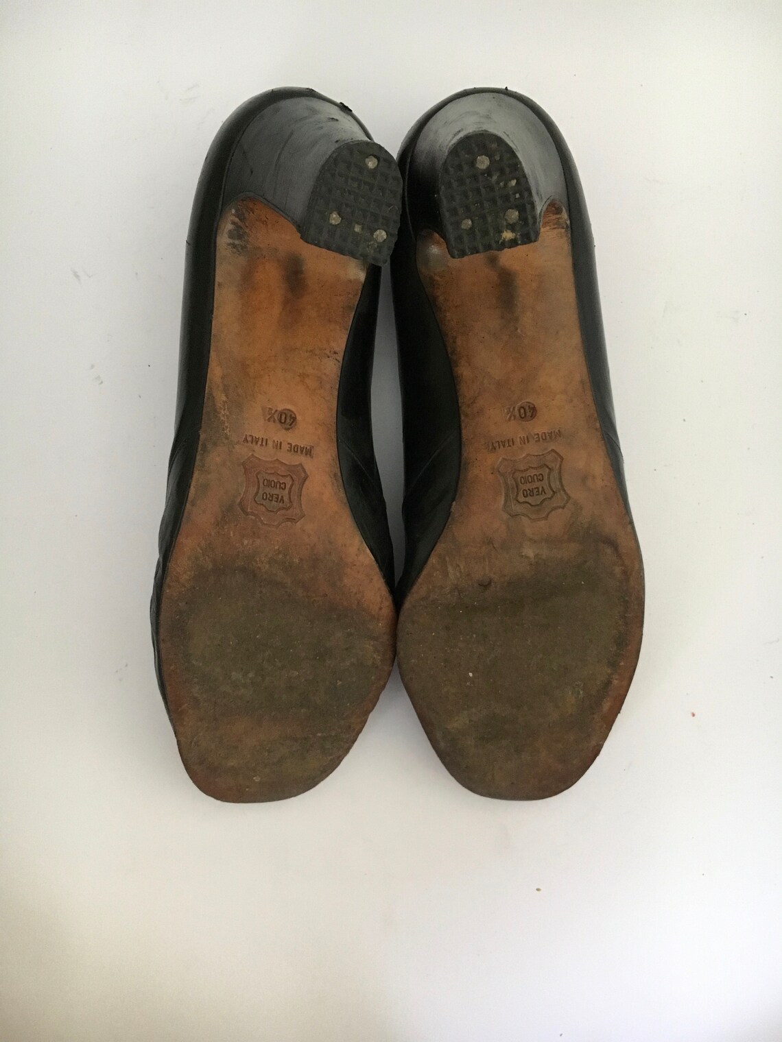 Vintage Leather Heels / Vintage High Heels / Vintage Style for Her ...