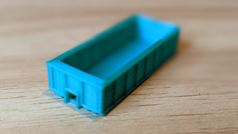 N-scale Roll off and Regular Dumpsters Multiple Sizes | Etsy