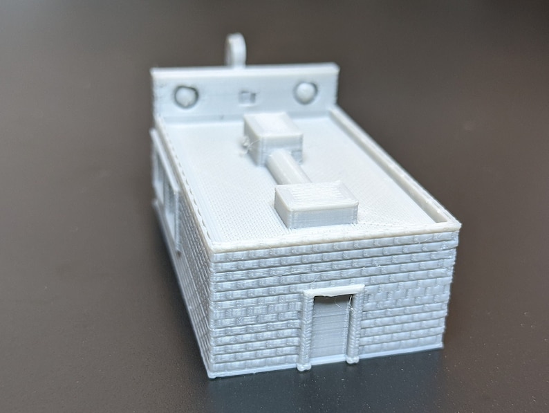 N-scale - Small Town Ice Cream Stand Kit | White | for Train Layouts - Etsy