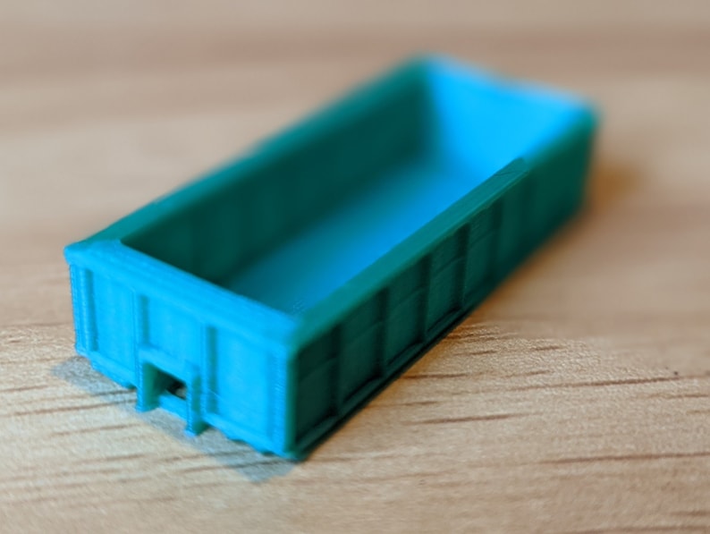 N-scale Roll off and Regular Dumpsters Multiple Sizes - Etsy