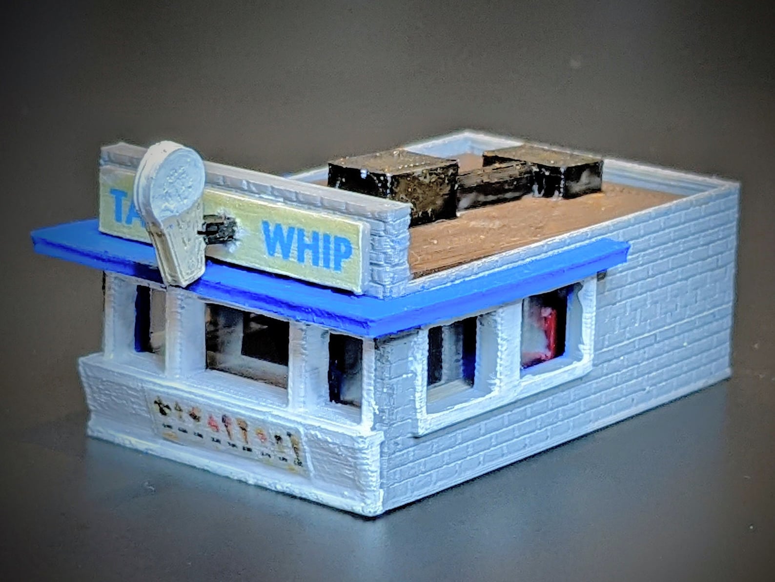 N-scale Small Town Ice Cream Stand Kit 1:160 Scale - Etsy