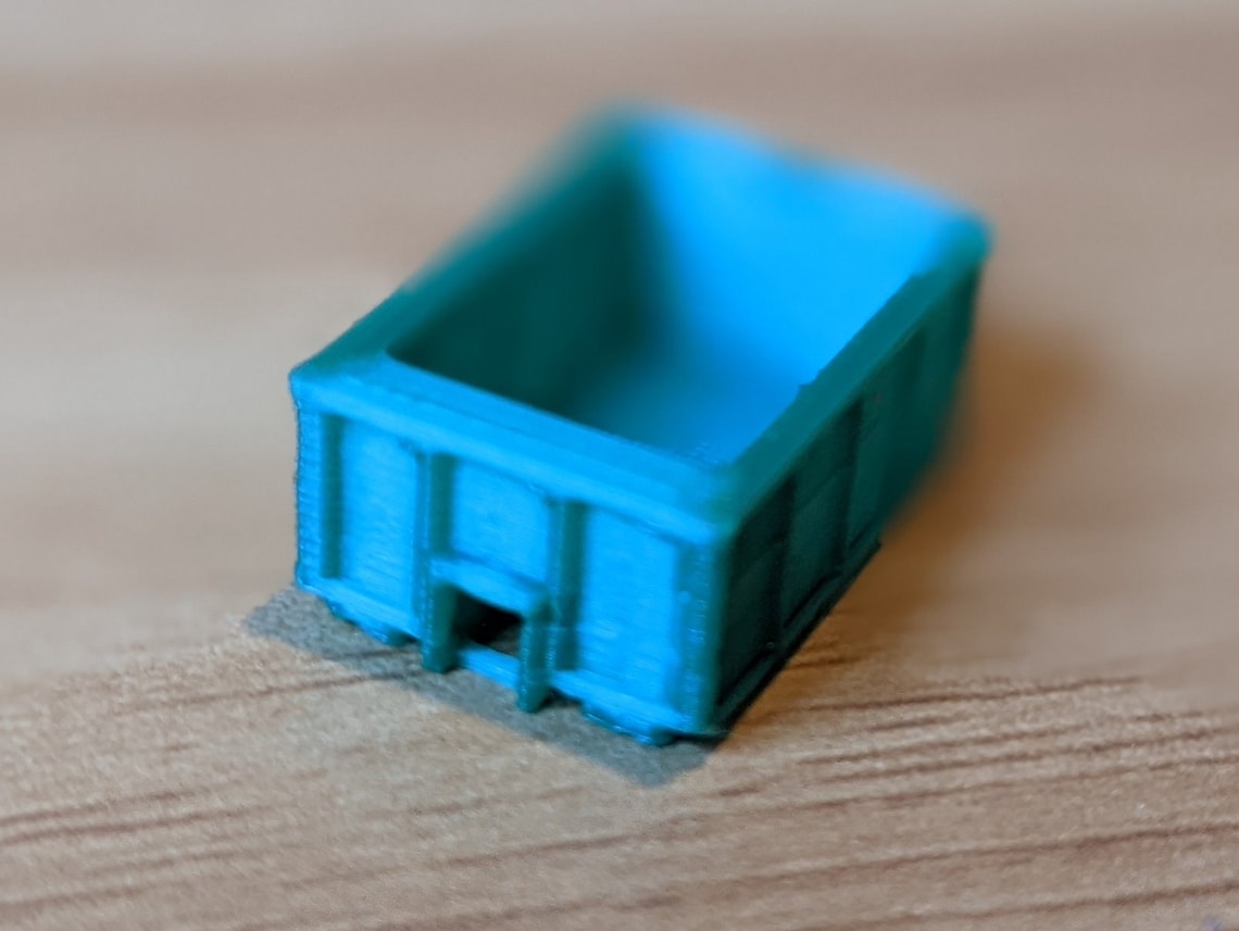 N-scale Roll off and Regular Dumpsters Multiple Sizes - Etsy