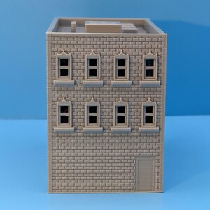 N-scale Old Downtown Store Office Building for Train Layouts Dioramas ...