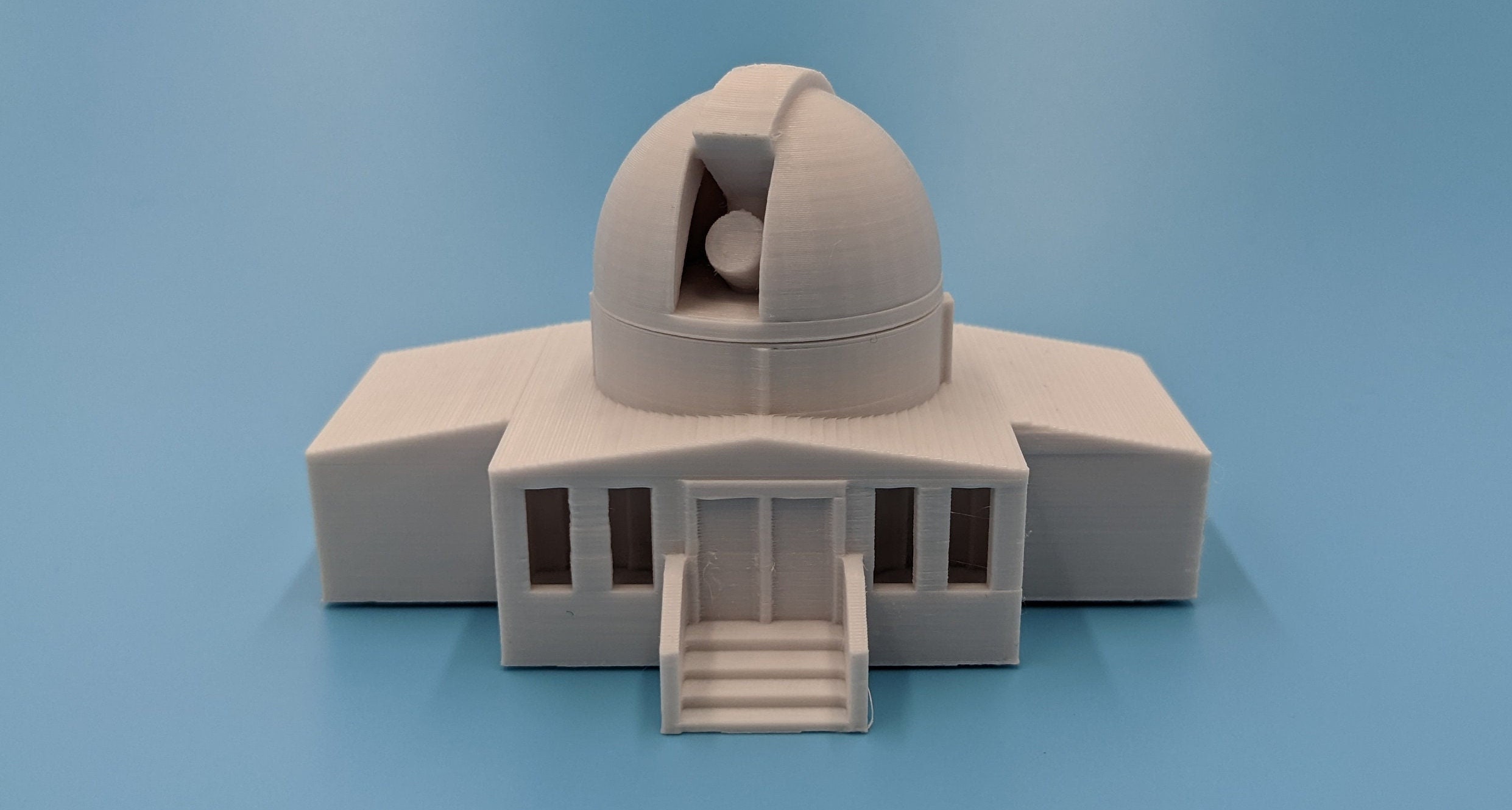 N-scale - Observatory With Telescope Rotatable Turret 1:160 | White - Etsy