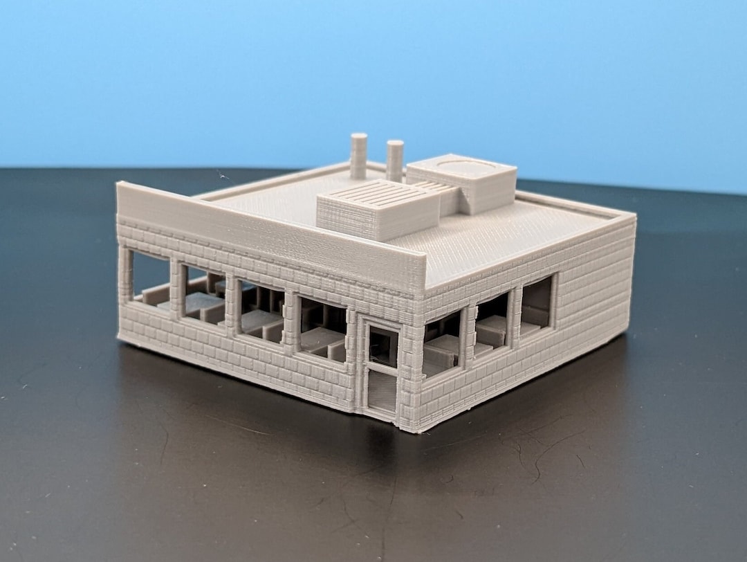 N-scale Pearls Diner Restaurant With Highly Detailed Interior 1:160 ...