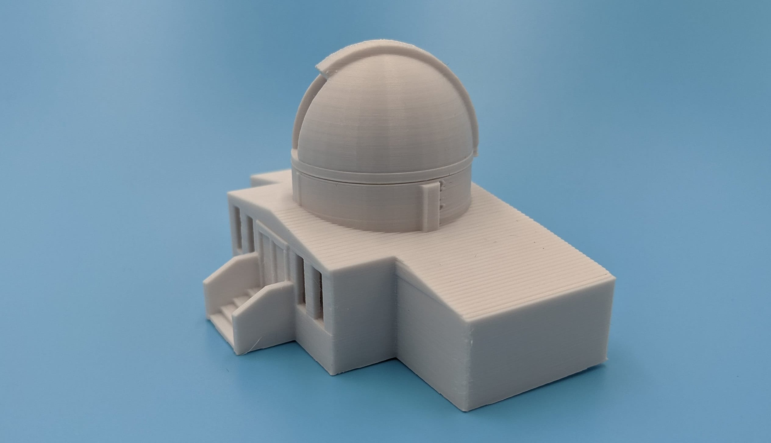 N-scale - Observatory With Telescope Rotatable Turret 1:160 | White - Etsy