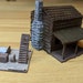 N-scale - Small 2 Story Log Cabin With Front Porch - Detailed Interior ...